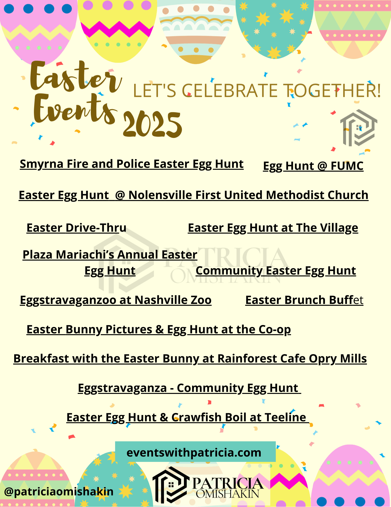 Easter Events 2025 - Family Fun Guide - Your Guide to New Construction ...